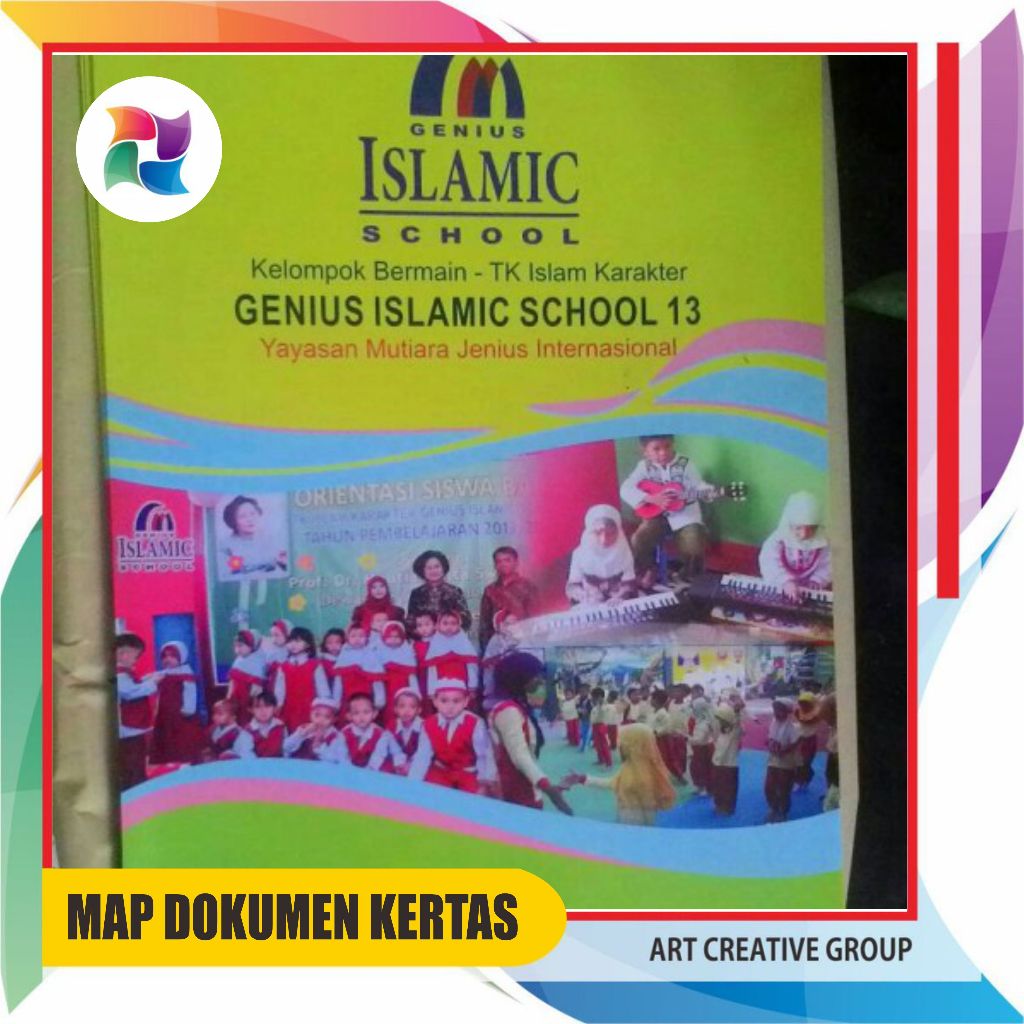 Jual Custom MAP Dokumen Rahasia, Map Holder Pendaftaran Sekolah ...