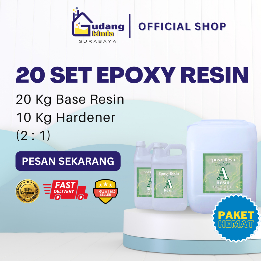 Jual Epoxy Resin / Epoxy Resin Bening 20 SET | Shopee Indonesia