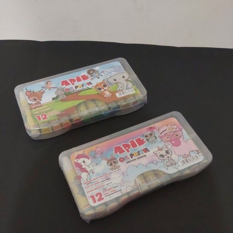 Jual (1 pcs) Crayon Apik 12 warna | Shopee Indonesia
