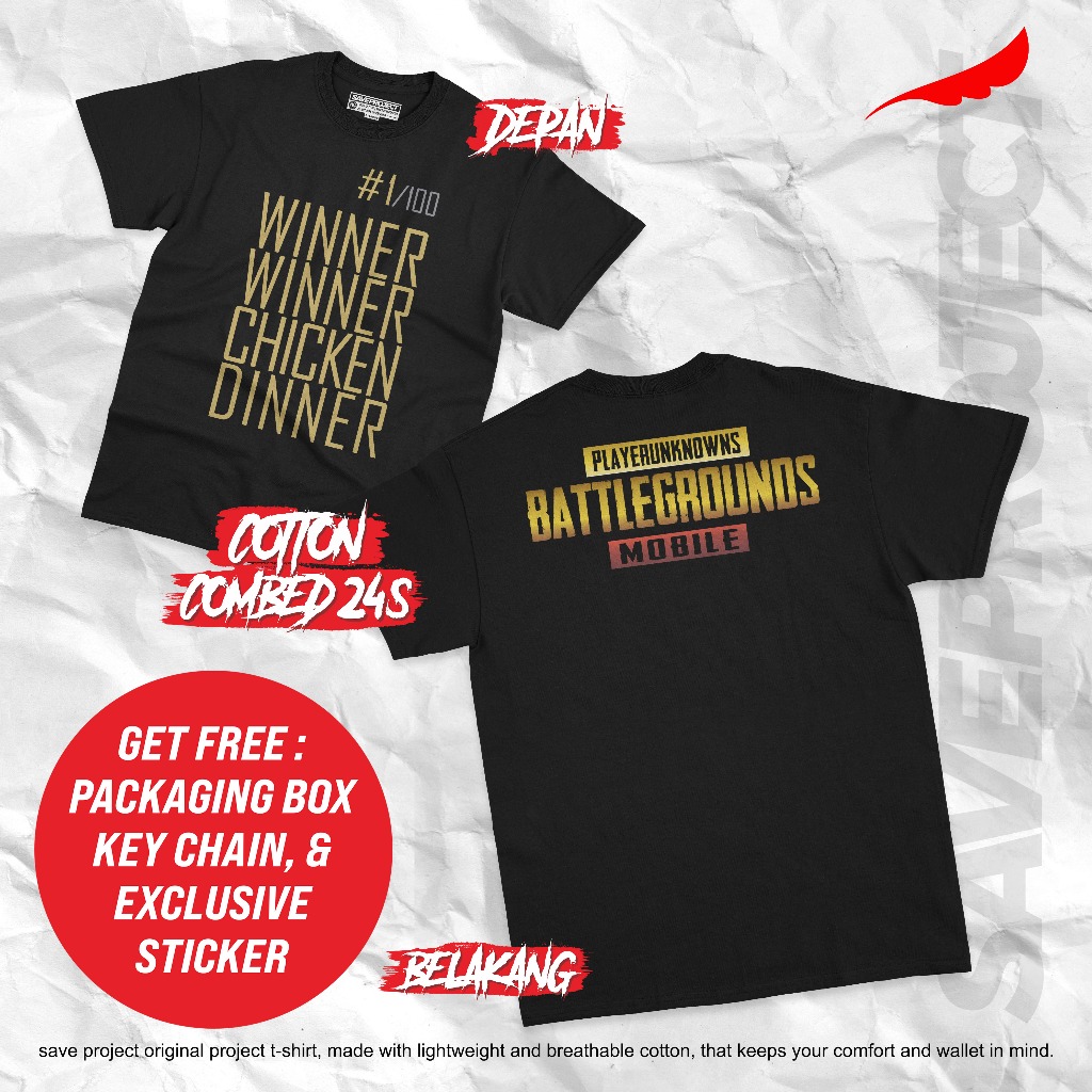 Jual KAOS ARIEL NOAH WINNER WINNER CHICKEN DINNER/KAOS ARIEL PUBG ... Jual KAOS ARIEL NOAH WINNER WINNER CHICKEN DINNER/KAOS ARIEL PUBG ...