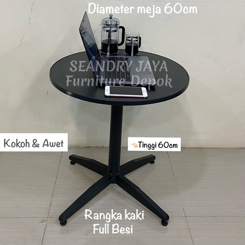Jual Meja cafe Tinggi 60cm/food cort/teras/restaurant/rumah makan ...