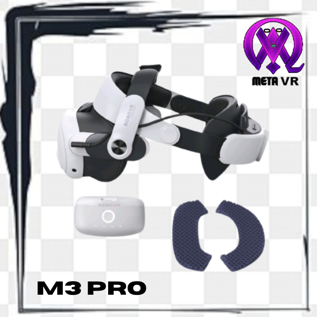 Jual BOBOVR M3 PRO Headstrap With Battery 5200mAh Compatible with Quest ...