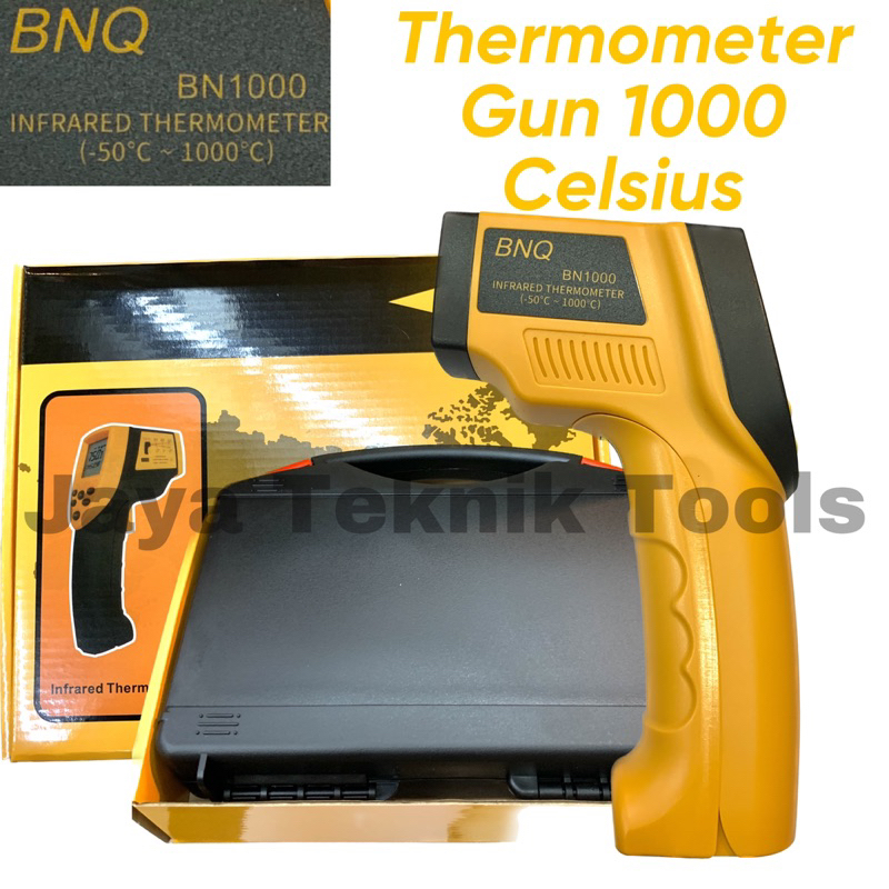 Jual Thermometer Gun Industrial 1000 C BNQ Termometer Infrared Suhu ...