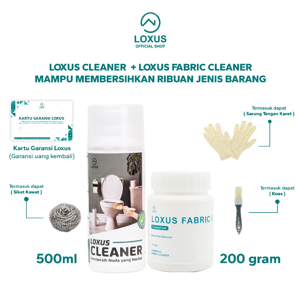 Jual Loxus Cleaner Pembersih Kerak Toilet Kamar Mandi Stainless Shower ...
