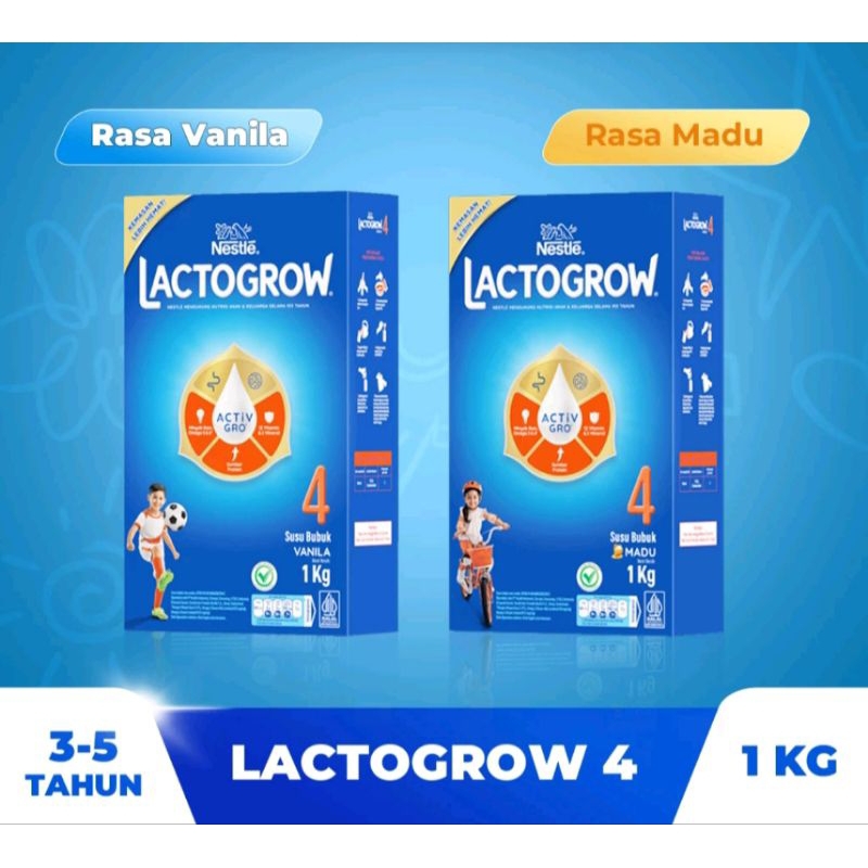 Jual Nestle LACTOGROW 4 Happynutry Madu Susu Pertumbuhan Anak 3-5 Tahun ...