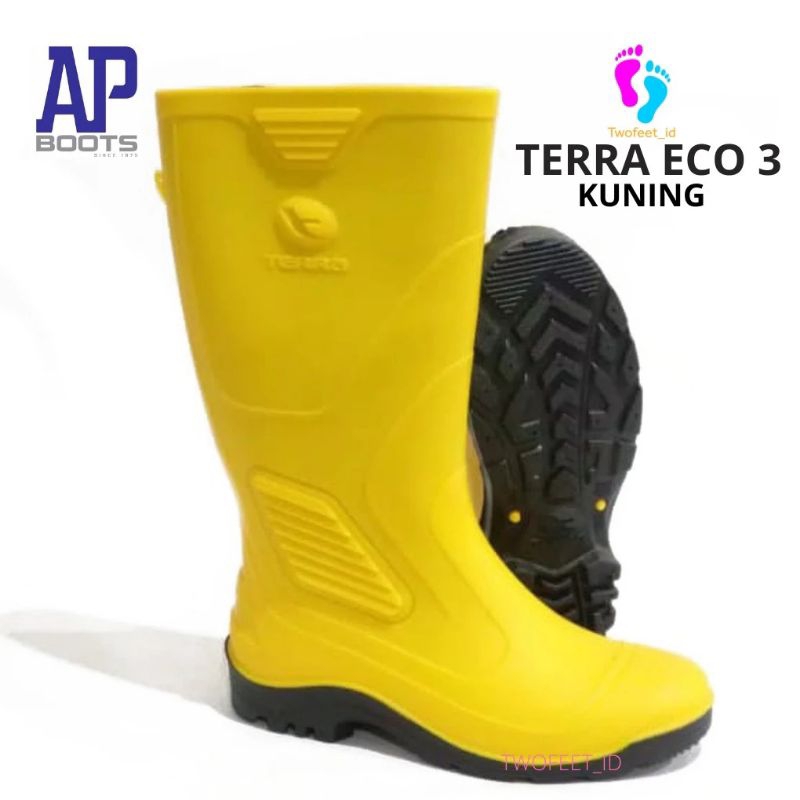 Jual Sepatu Boots Ap Boots Terra Kuning APD Kontruksi, Perkebunan ...