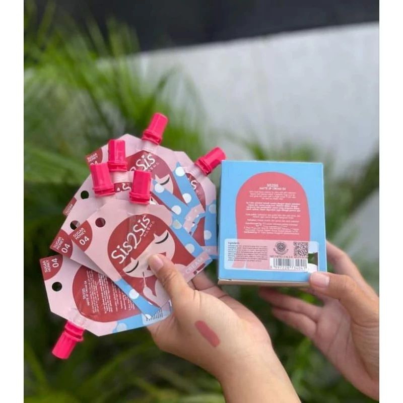 Jual sis 2 sis lip cream sachet 4ml | Shopee Indonesia