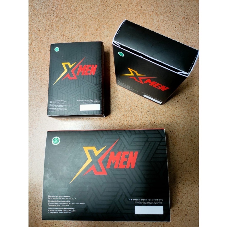 Jual X MEN MINUMAN SERBUK VITALITAS PRIA 1 BOX ISI 10 SACHET | Shopee ...