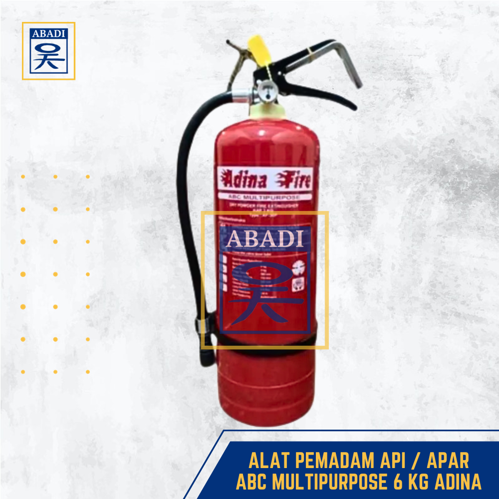 Jual ALAT PEMADAM API / APAR ABC MULTIPURPOSE 6 KG ADINA | Shopee Indonesia