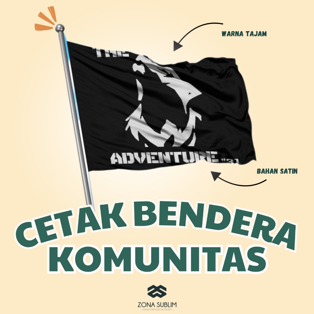 Jual BENDERA TEAM / KOMUNITAS CUSTOM DESAIN SUKA-SUKA | Shopee Indonesia