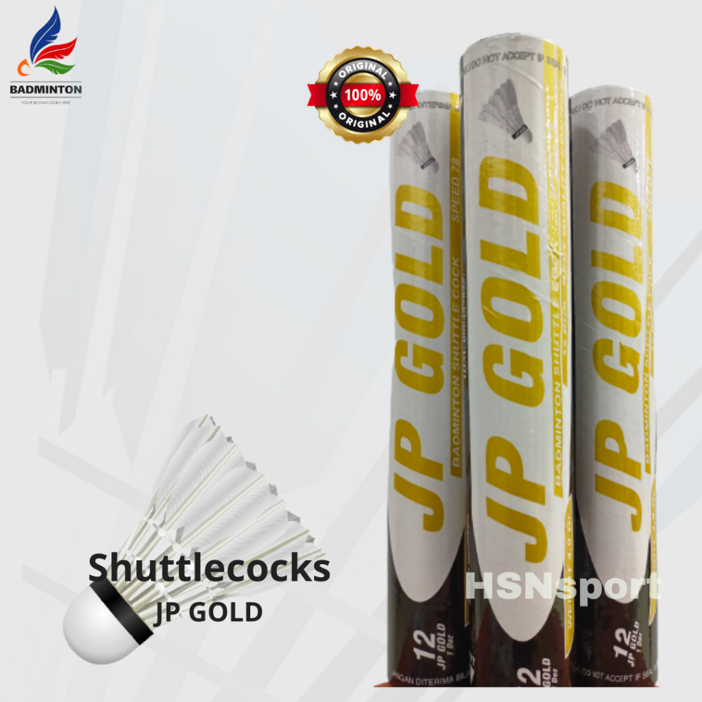 Jual Shuttlecock Jp Gold / kok jp gold / Kok Bulutangkis Jp Gold ...