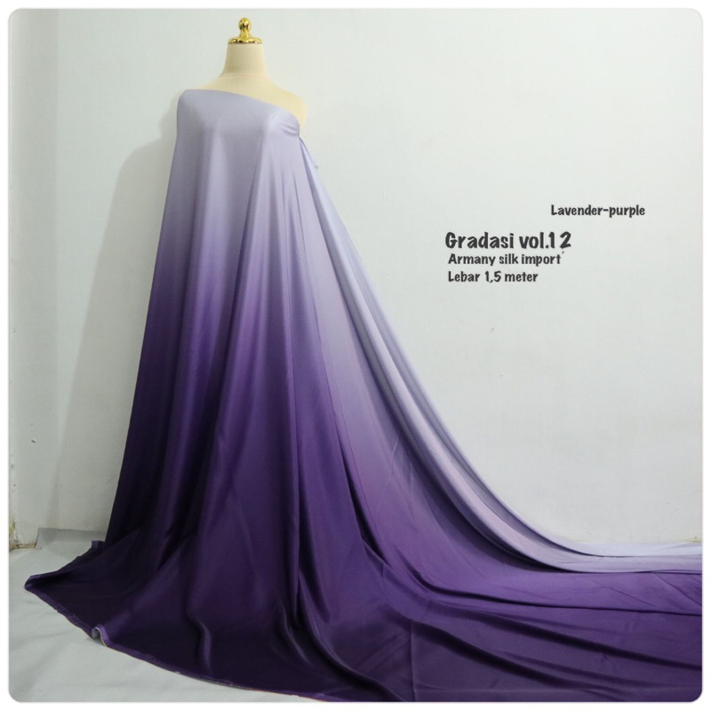 Jual TERBARU | warna baru bahan silk gradasi | armany gradasi | kain ...