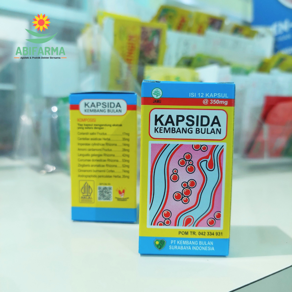 Jual Kapsida Kembang Bulan Botol Isi 12 Kapsul / Meringankan Bisul ...