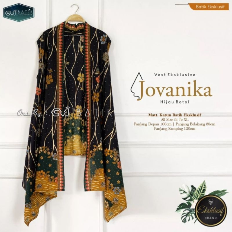 Jual VEST BATIK JUMBO OUTER BATIK JUMBO OUTER LONGCARDY TERBARU OUTFIT ...