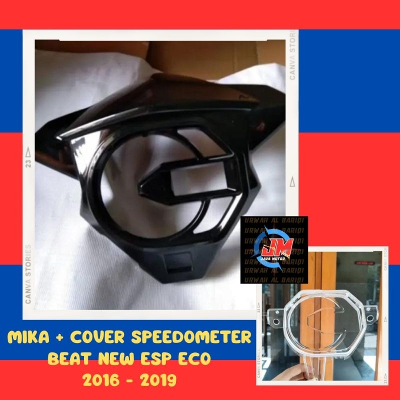 Jual Mika + Cover Speedometer Visor Tutup Cover Speedometer BEAT NEW ...