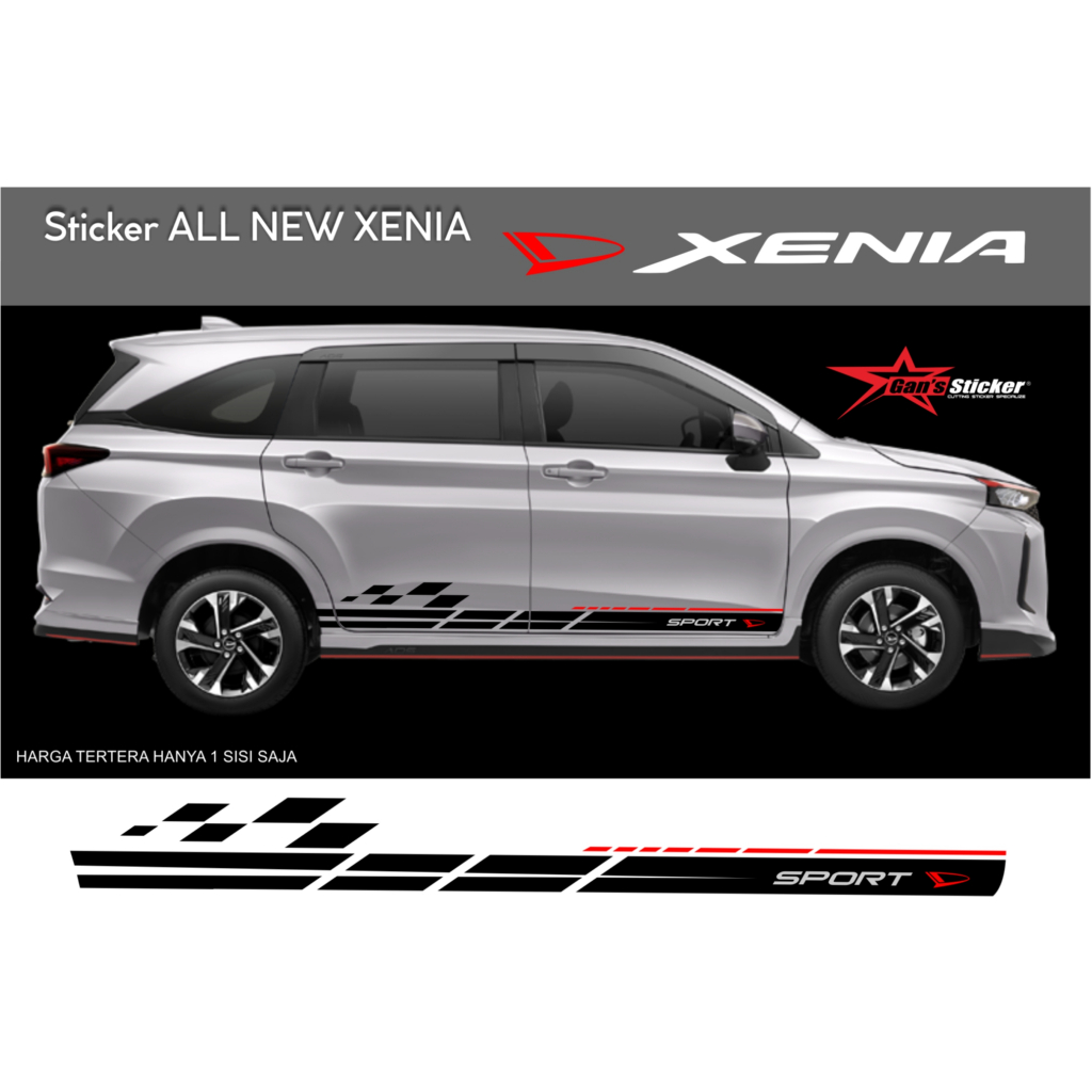 Jual sticker all new xenia 2023 2022 aksesories al new xenia 2023 2022 ...