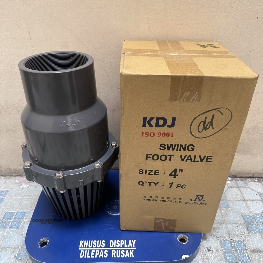 Jual Foot Valve 4 inch BUKAN ONDA - Tusen Klep 4" drat dalam foot valve drat dalam 4" SWING FOOT ...