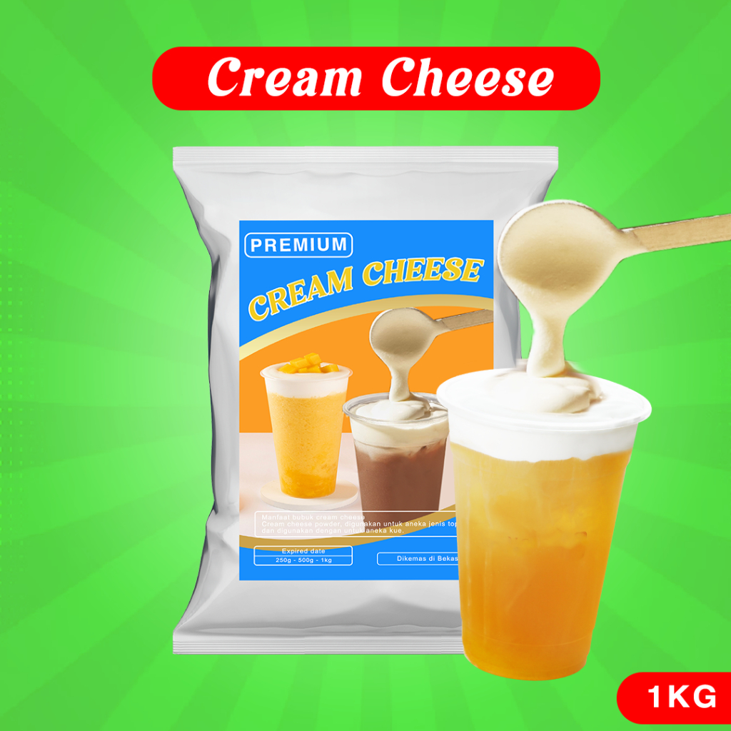 Jual CREAM CHEESE PREMIUM 1KG/ TOPPING CREAM CHEEESE 1KG / CREAM CHEESE ...