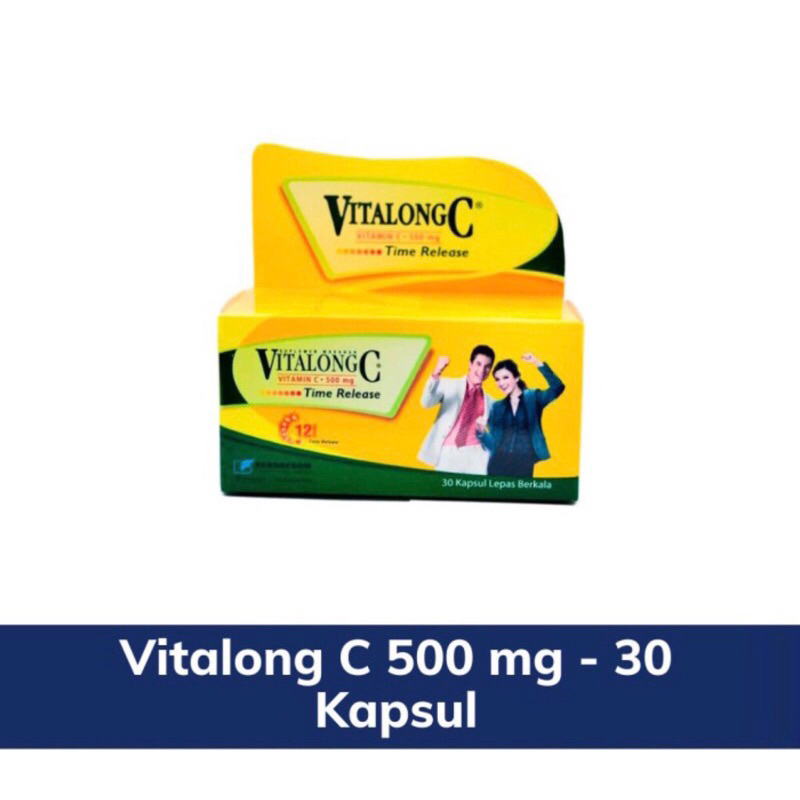 Jual Vitalong C Multivitamin Meningkatan Daya Tahan Tubuh 500mg Isi 30 ...