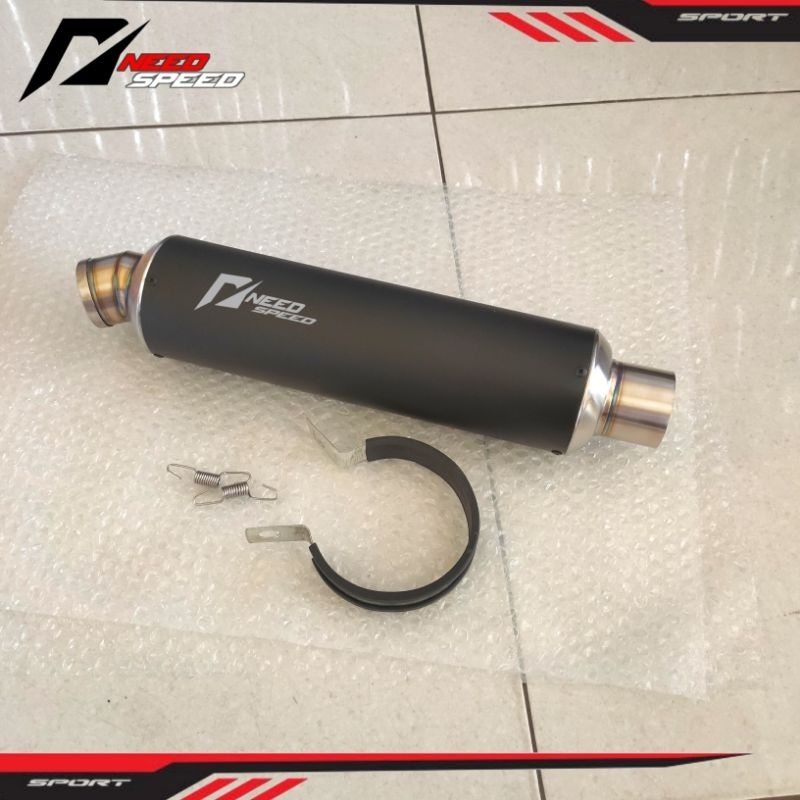 Jual Knalpot Selincer Only Inlet 50 Original NEED SPEED black doof Type ...