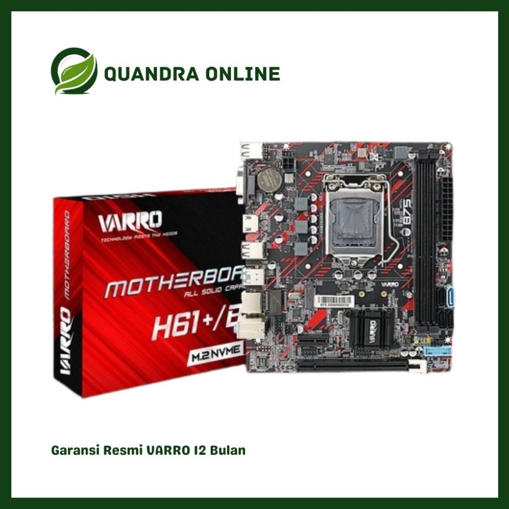 Jual Motherboard VARRO H61 Plus/B75 M.2 NVME Mainboard | Shopee Indonesia