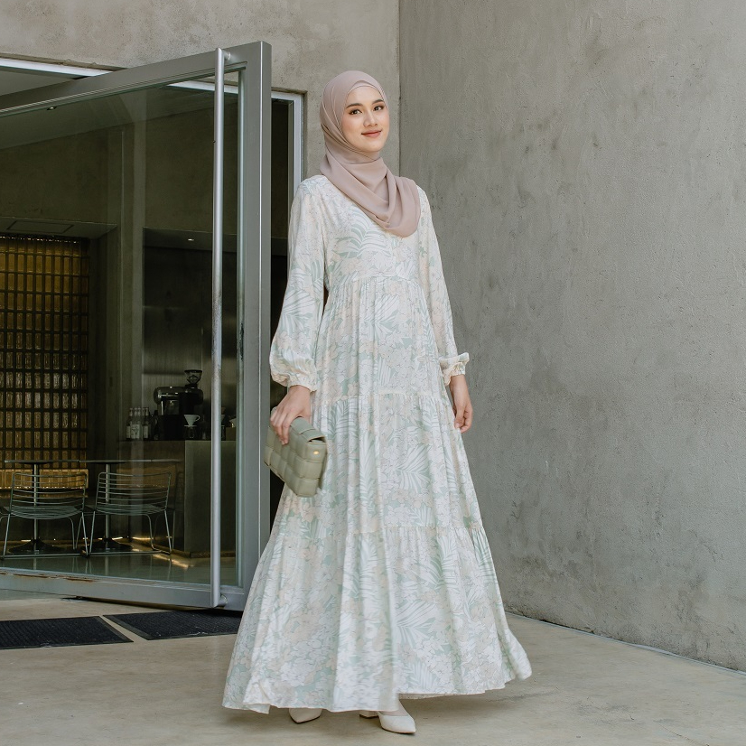 Jual Le Khari Queenaya Gamis Rayon Viscose Gamis Busui Gamis Homedress Size S - XL | Shopee ...