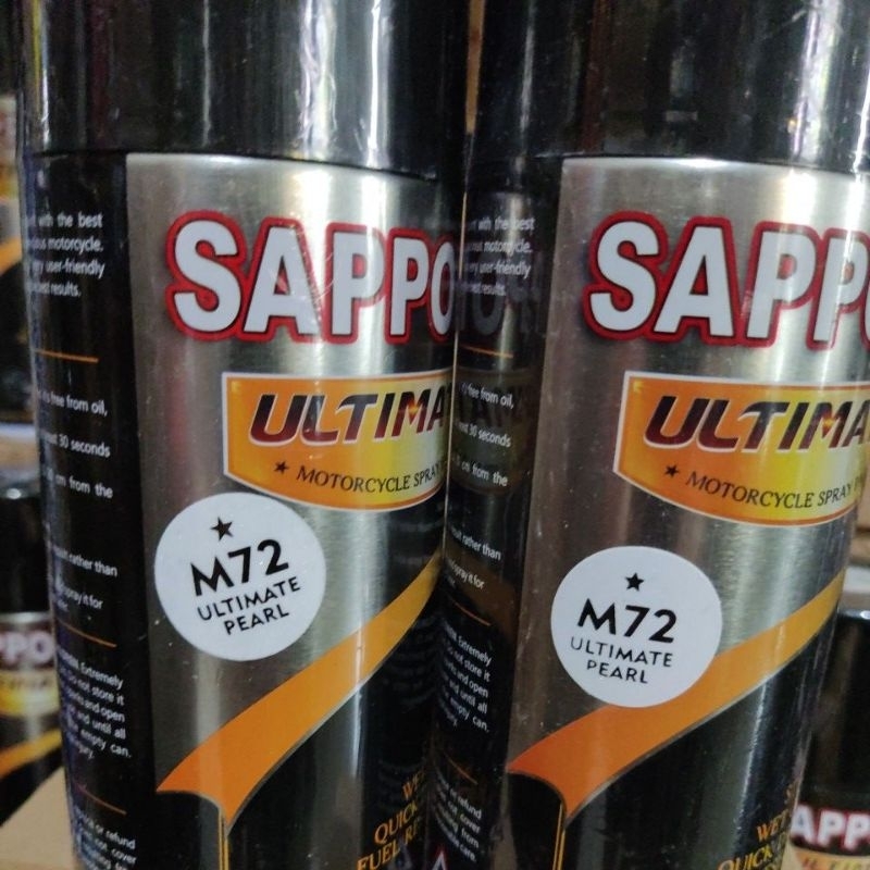 Jual Sapporo Ultimate M72 Ultimate Pearl putih mutiara cat semprot | Shopee Indonesia