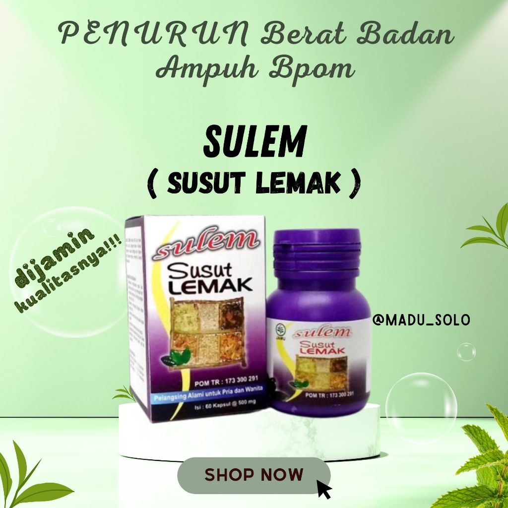 Jual Kapsul SULEM (Susut Lemak) Original Isi 60 Kapsul | Membantu ...