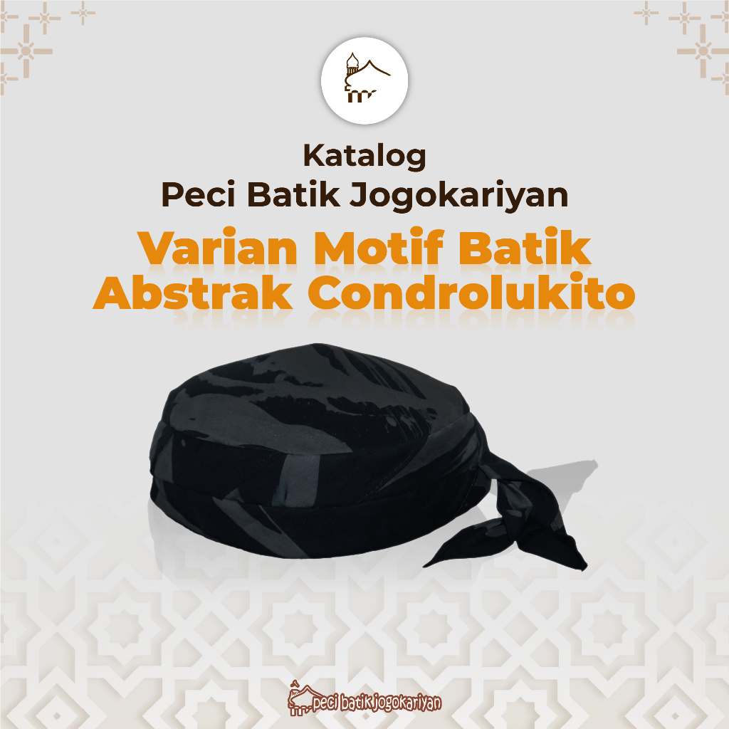 Jual Peci Batik Jogokariyan Motif Batik Abstrak Condrolukito | Shopee ...