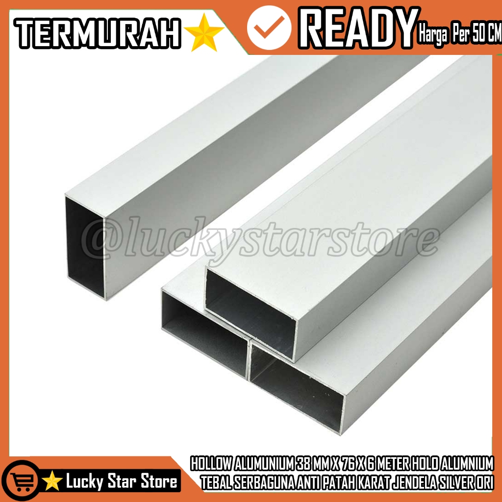 Jual Hollo Alumunium 25 Mm X 76 Mm Hollow Aluminium 1 X 3 In Holow ...