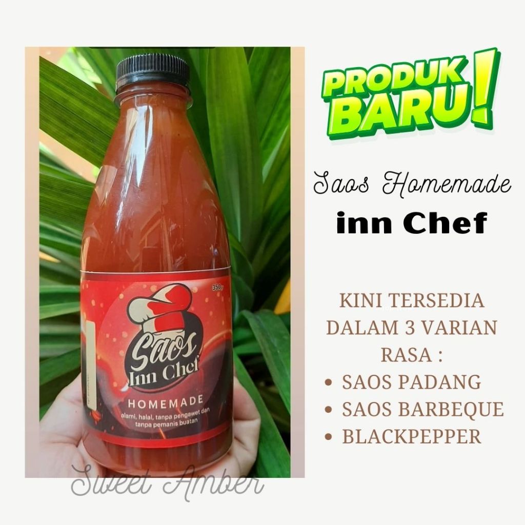 Jual Saos Homemade Inn Chef Masak Saos Padang Saus Lada Hitam BBQ ...