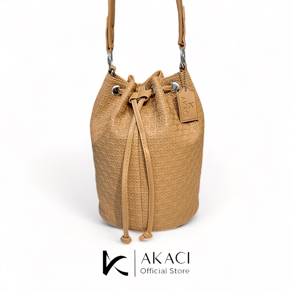 Jual AKACI Tas TABUNG wanita 09-8167 Terbaru Kekinian bisa Selempang ...