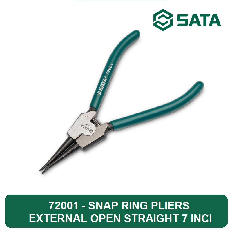 Jual SATA Tools SNAP RING PLIERS EXTERNAL OPEN STRAIGHT 7 Inci | Shopee ...