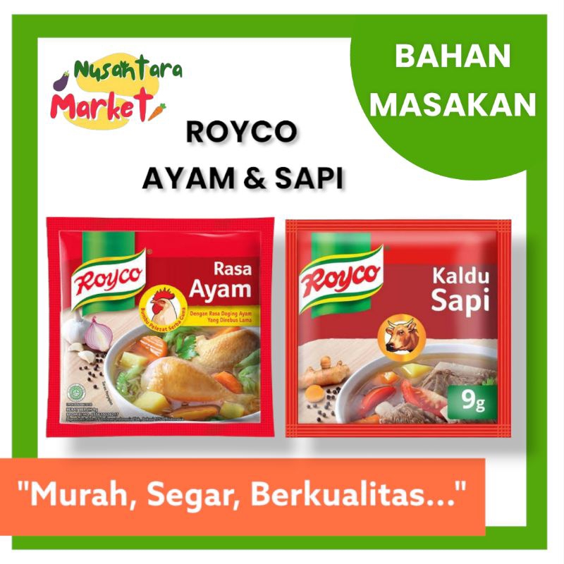 Jual ROYCO | 1 SACHET | NUSANTARA MARKET | ROYCO AYAM | ROYCO SAPI ...