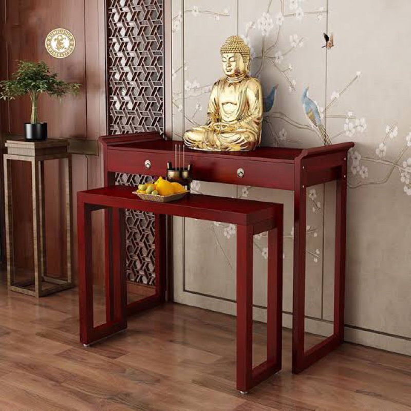 Jual Altar sembahyang minimalis meja sembahyang kayu jati 06-RMW ...