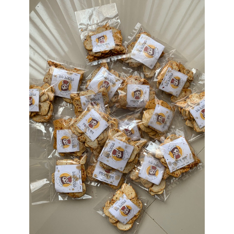 Jual RATU SNACK UKURAN 35GRAM - BASRENG RASA PEDAS DAUN JERUK ASLI KHAS ...