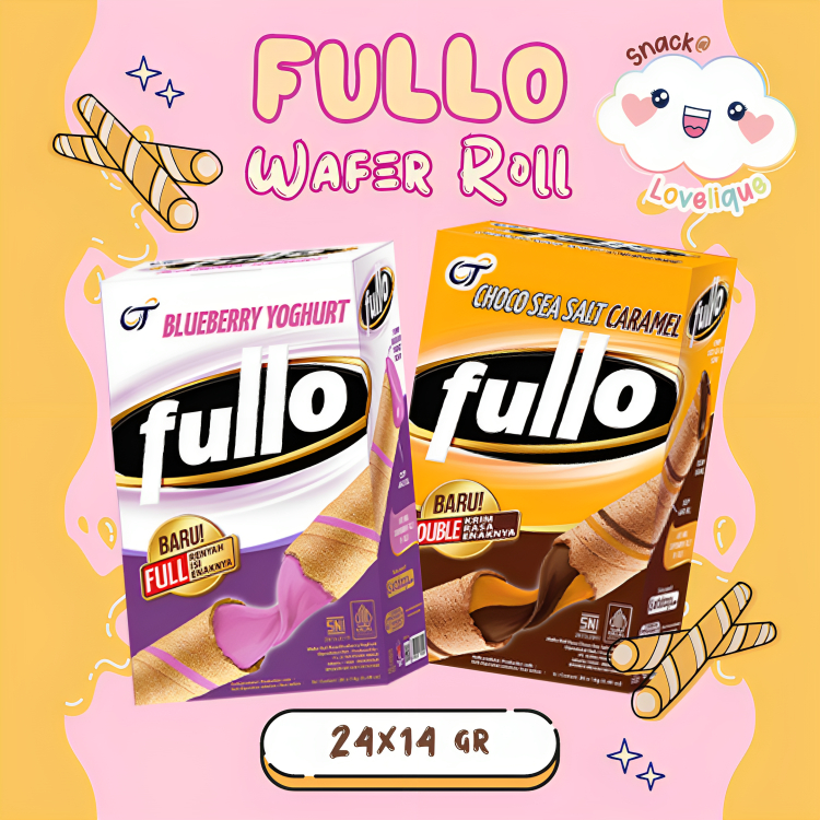 Jual Fullo Wafer Rolls 14gr 1 BOX Isi 24Pcs All - Variant - ( Choco Sea ...