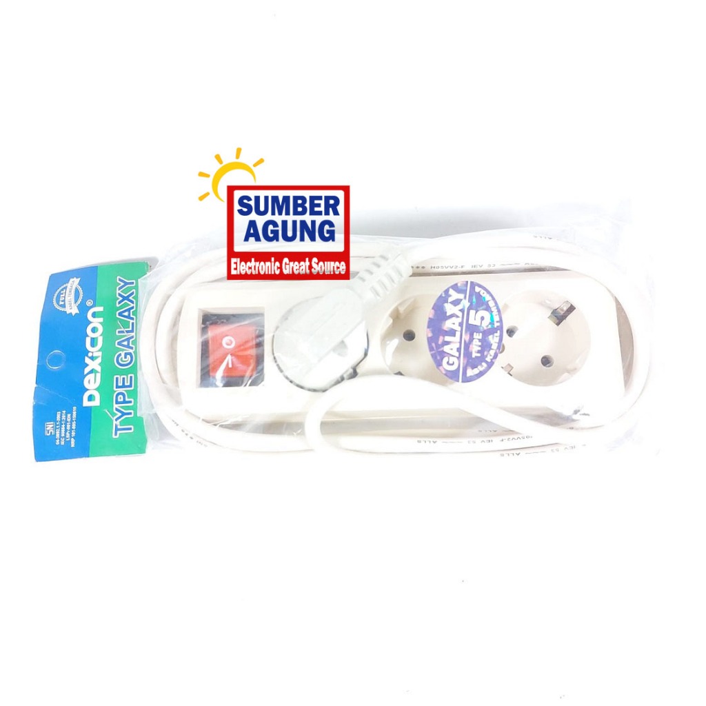 Jual Dexicon Olor Kabel Stop Kontak Galaxy Jeglong Lubang 3 5M 5 Meter ...