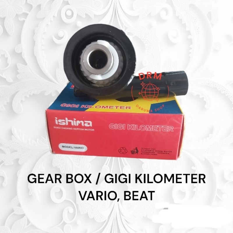 Jual GIR GEAR BOX SPIDOMETER KILOMETER VARIO BEAT SCOOPY (ISHIMA ...