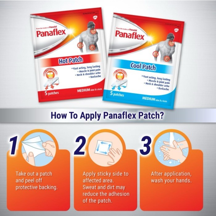Jual PANAFLEX HOT PATCH/COOL PATCH ( Fast Acting 80s ) | Shopee Indonesia