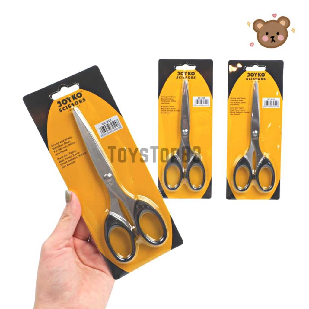 Jual Gunting Joyko SC-838 Sedang Kertas - Medium Stainless Steel ...