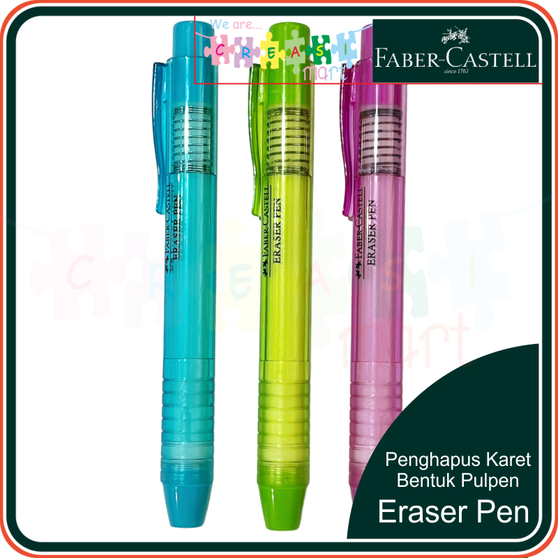 Jual Faber Castell Eraser Pen Penghapus Karet Bentuk Pulpen 100% ...