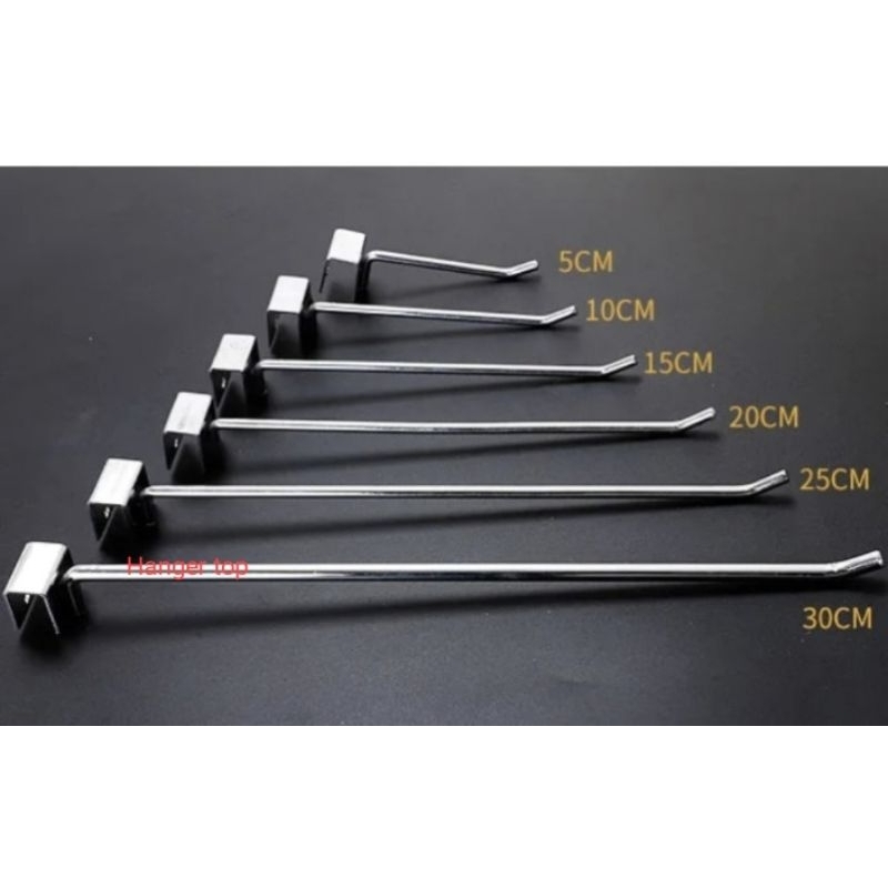 Jual CANTOLAN DISPLAY /GANTUNGAN DISPLAY AKSESORIS /SINGLE HOOK 10 CM ...