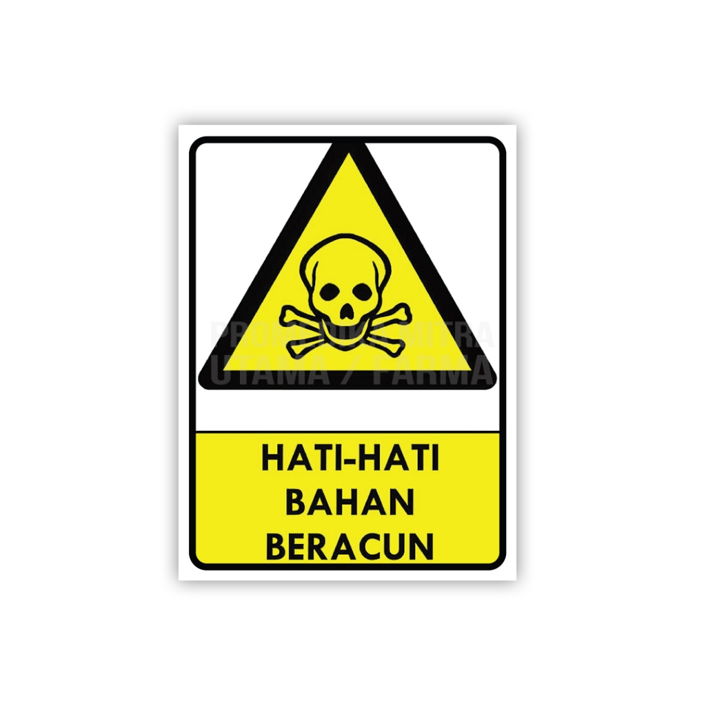 Jual Stiker Rambu-Rambu Peringatan K3 / Sticker Safety Sign K3 | Shopee ...