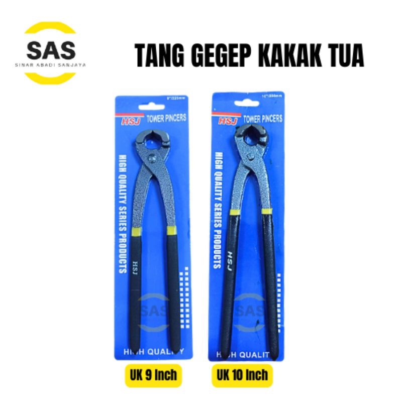 Jual [SAS] Tang Gegep / Tang Kakatua / Tower Pincer 9 INCH 10 INCH ...