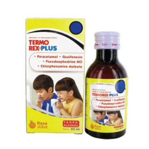 Jual Termorex PLUS sirup 60 ml ( obat batuk pilek penurun panas anak ...