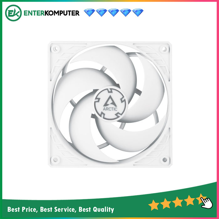Jual Arctic P12 PWM PST 12CM Case Fan - White / Fan Casing 12cm ...