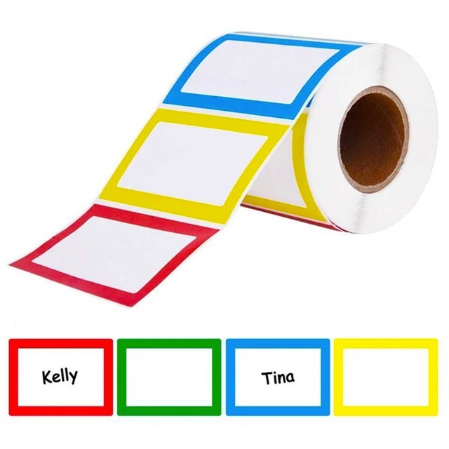 Jual [10 pcs] Sticker Polos Warna-Warni / Label Toples Botol Bumbu ...