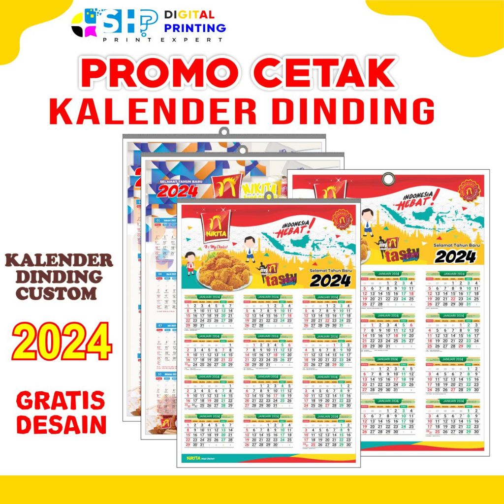Jual Cetak Kalender Dinding Custom Kalender Murah Satuan | Shopee Indonesia