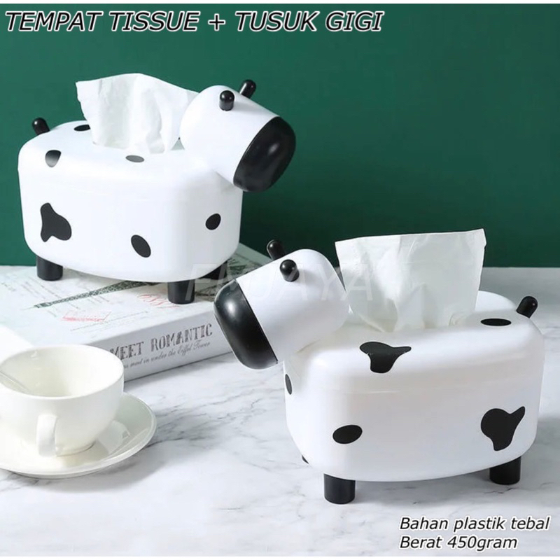 Jual TEMPAT TISSUE + TUSUK GIGI || KOTAK TISSUE SAPI || TEMPAT TUSUK ...